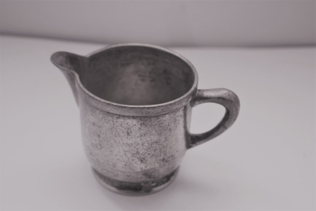 Antique Nickel Silver Creamer Wear Brite Grand Silver Co. - Etsy