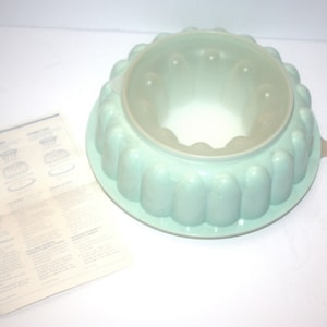 Vintage Tupperware Jello Mold Mint Green - Etsy