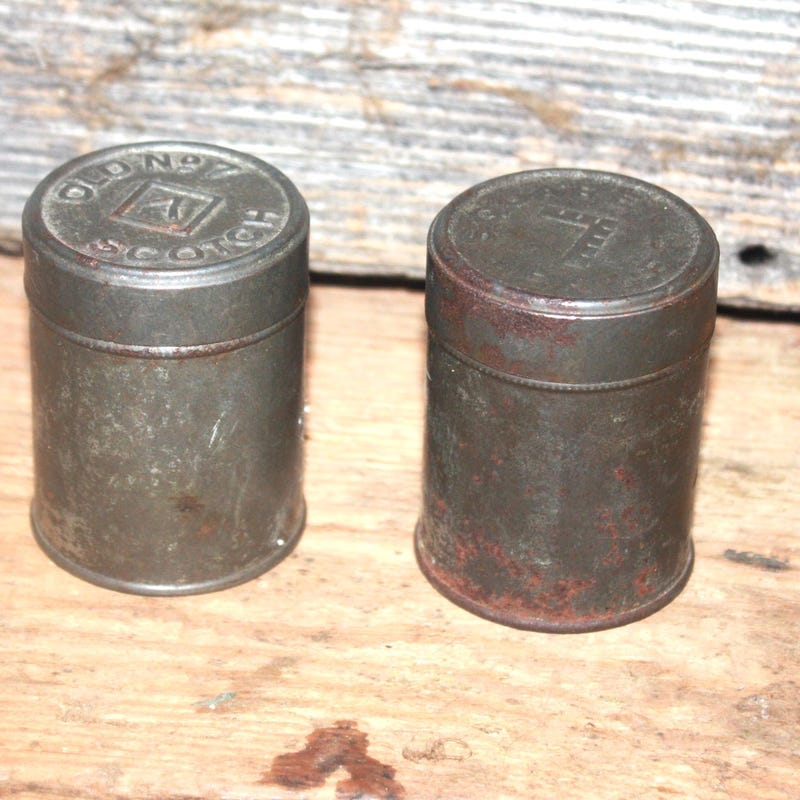 Vintage Snuff Cans - Etsy