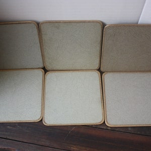 Vintage Set of Six Sheraton Mat Coasters Military Uniforms Original Box ...