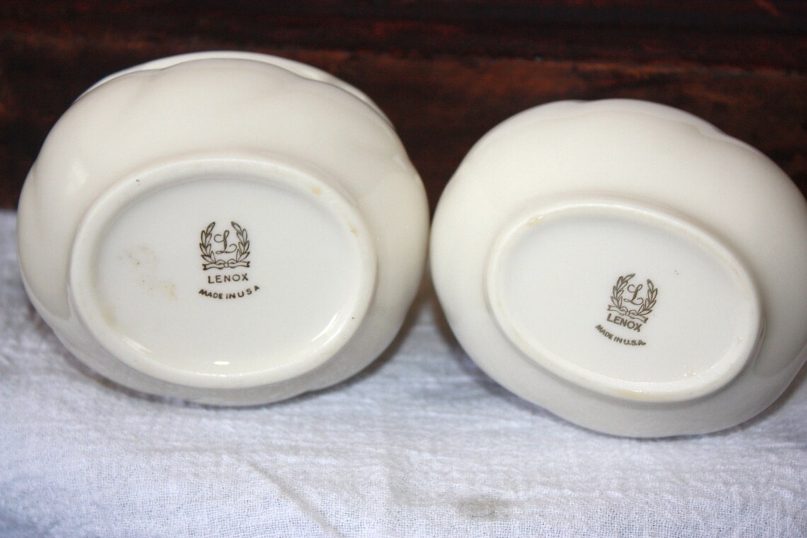 Beautiful Lenox 1950s Cream White Colonial Pattern Creamer and - Etsy