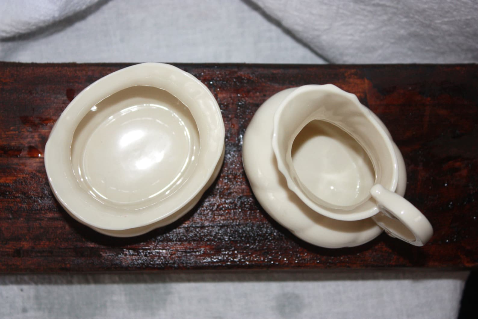 Beautiful Lenox 1950s Cream White Colonial Pattern Creamer and - Etsy