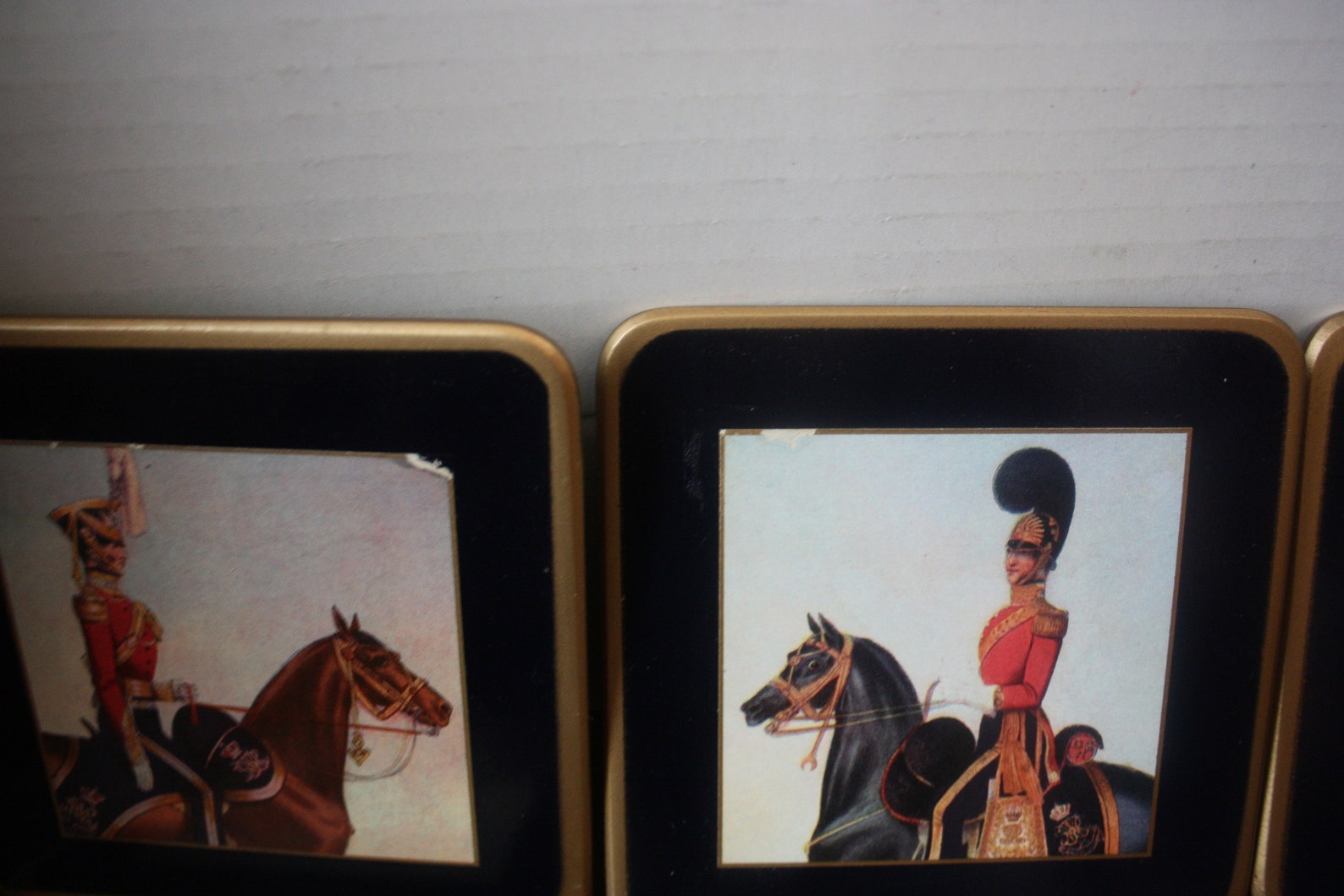 Vintage Set of Six Sheraton Mat Coasters Military Uniforms - Etsy