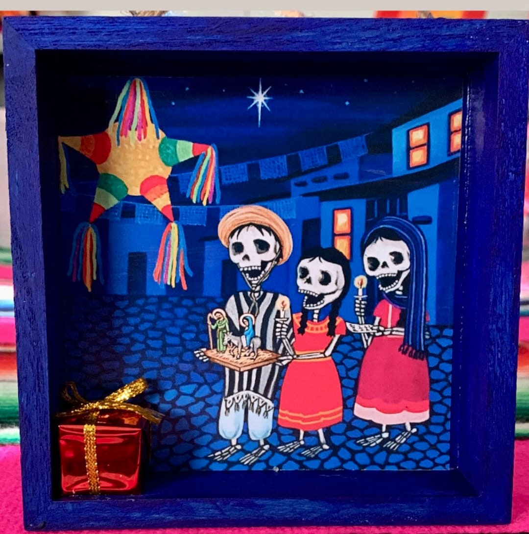 Posada Print in a 5x5 Shadow Box - Etsy