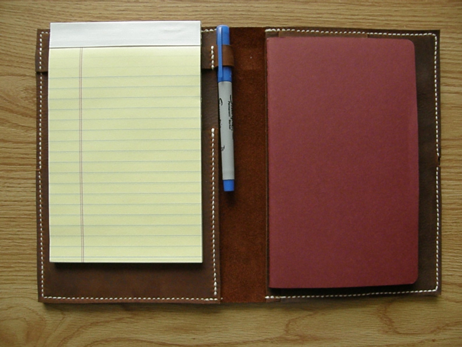 Leather Ipad Mini/moleskine Notebook Cover - Etsy