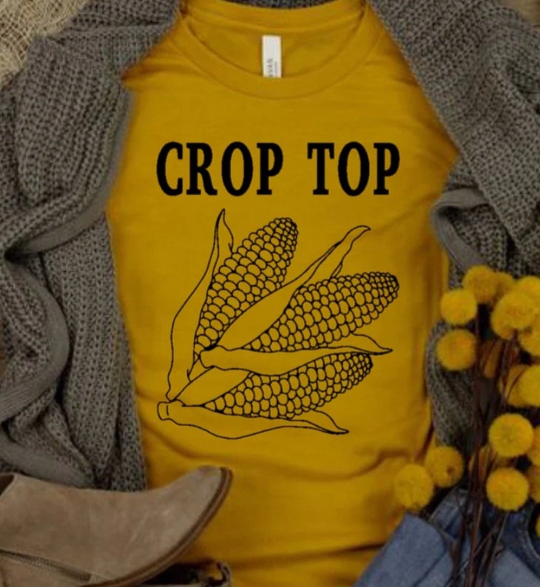 Crop Top Shirts | Support Farming Shirts | Bella and Canvas Unisex ...