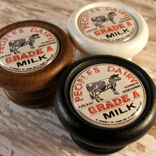 Milk Bottle Cap Knob - Etsy