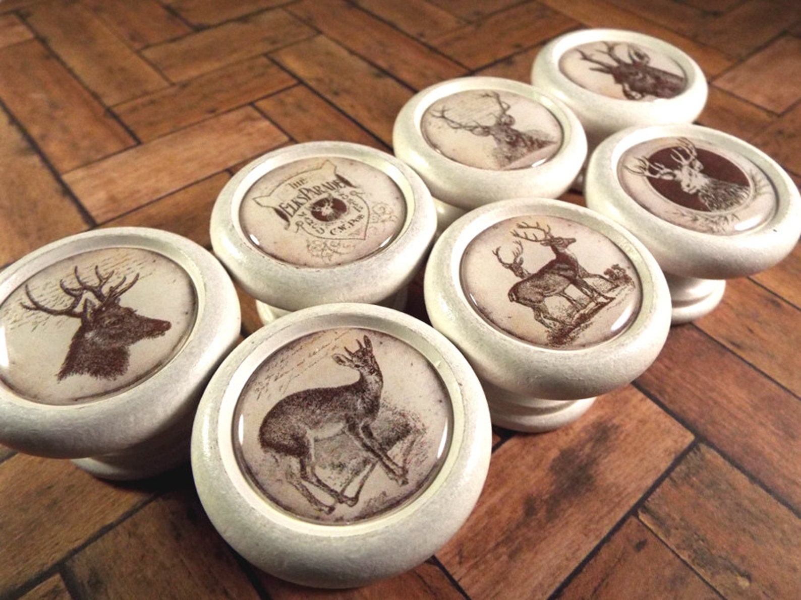 Vintage Deer/stag/elk Decorative Cabinet Knobs...price is for - Etsy