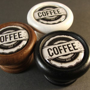 Vintage Retro Coffee Decorative Cabinet Knobs...price is for 1 Knob ...