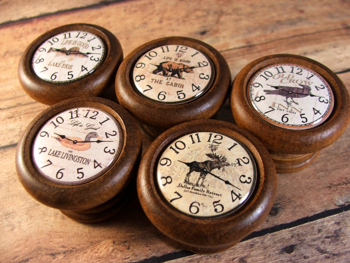 Outdoors Clock Face Decorative Cabinet Knobs, Handles...price is for 1 ...