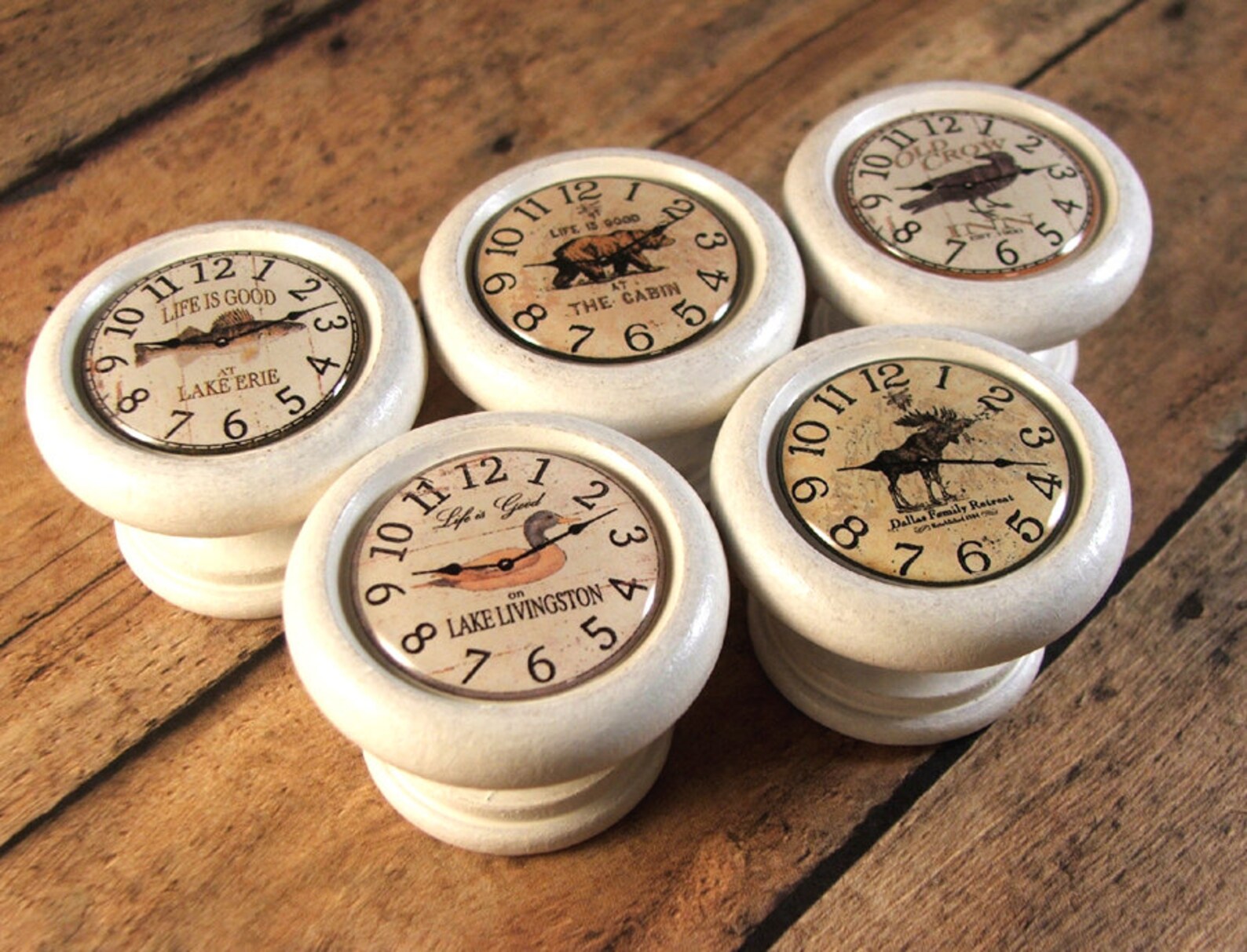 Outdoors Clock Face Decorative Cabinet Knobs, Handles...price is for 1 ...