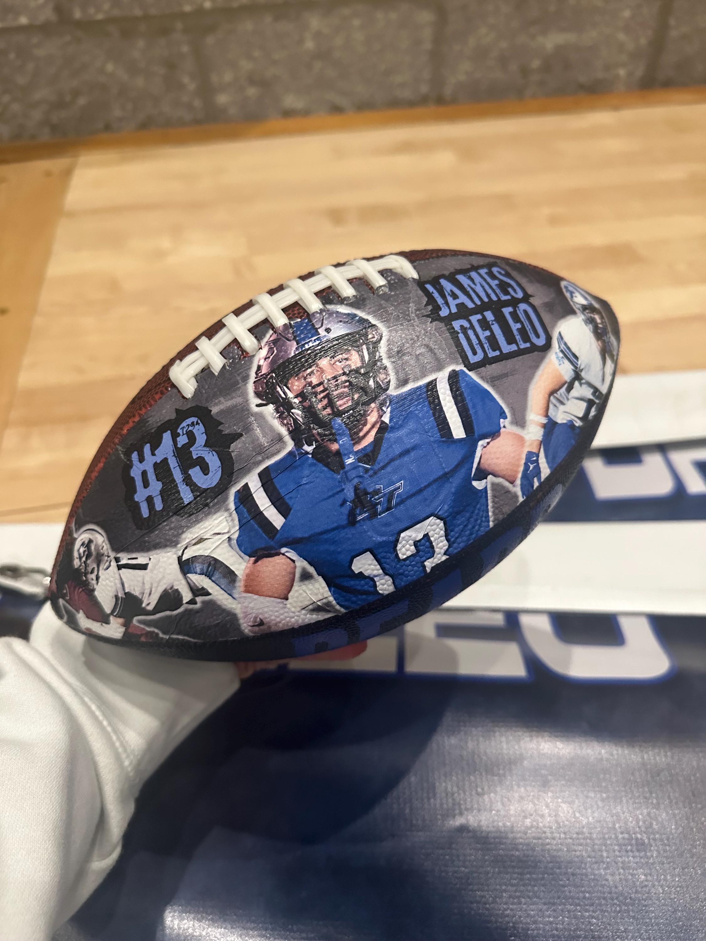 Personalized Football With Custom Photo, Photo Football Gift, Football ...