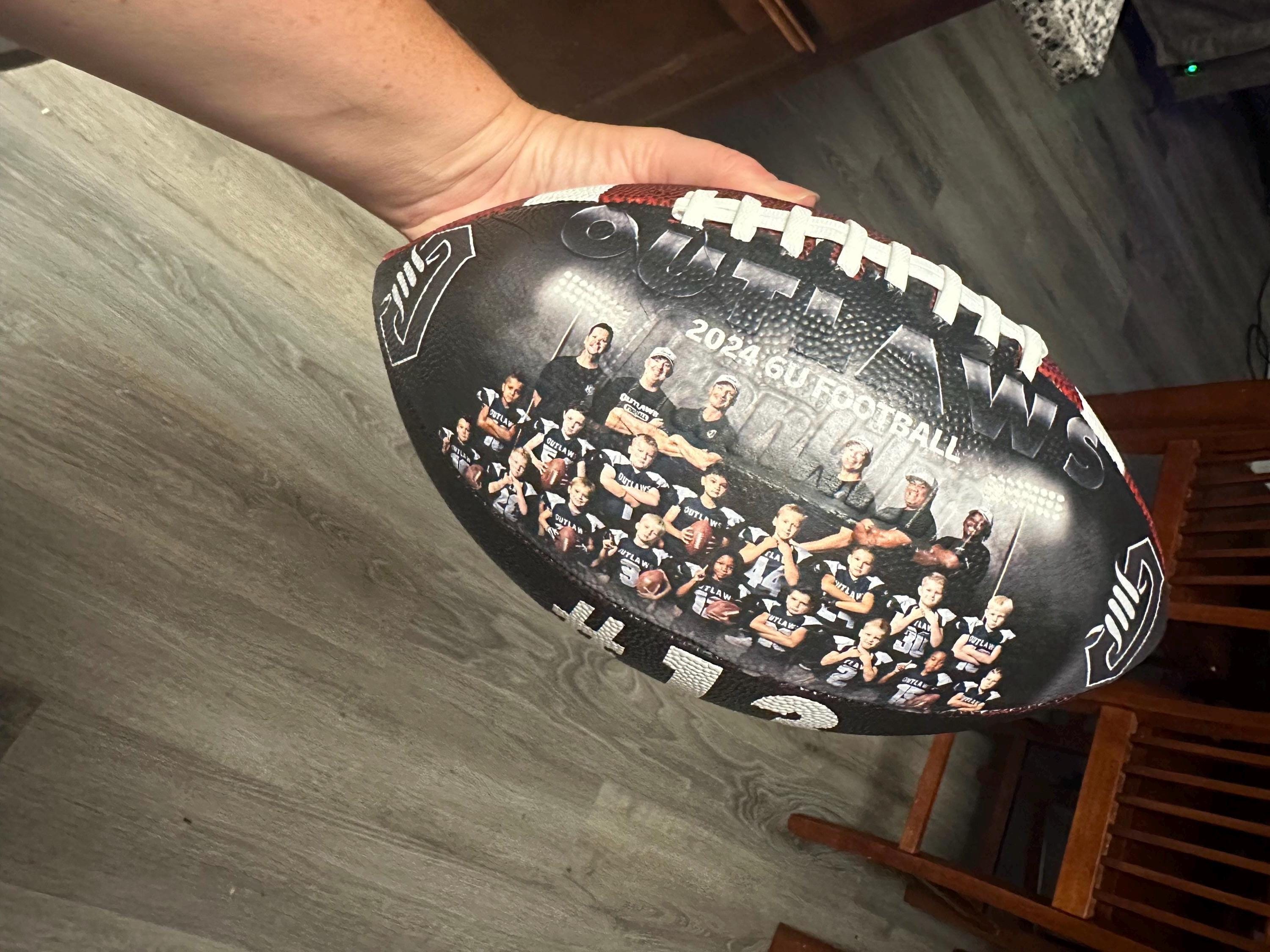 Personalized Football With Custom Photo, Photo Football Gift, Football ...