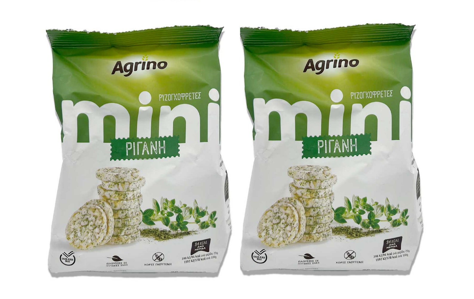 Agrino Mini Greek Rice Cakes With Oregano Flavor 50gr - Etsy