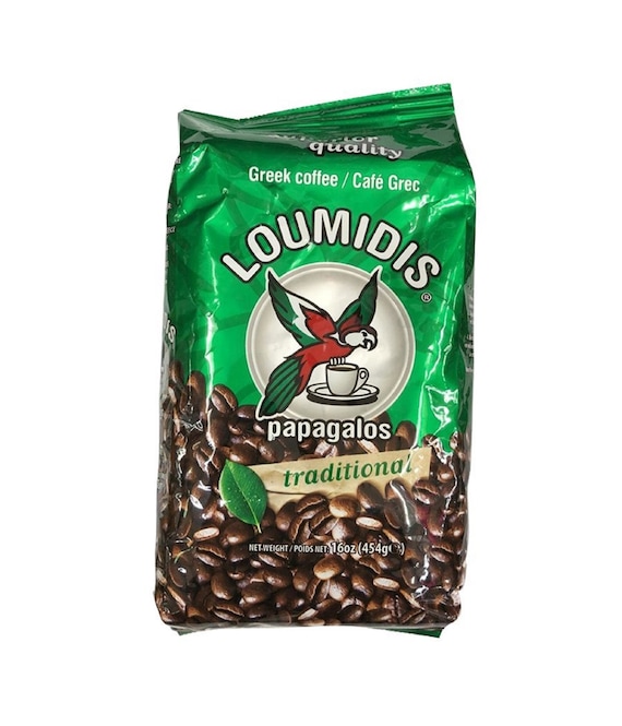 Loumidis Papagalos Greek Coffee Black Net Wt. 454 Gr - Etsy