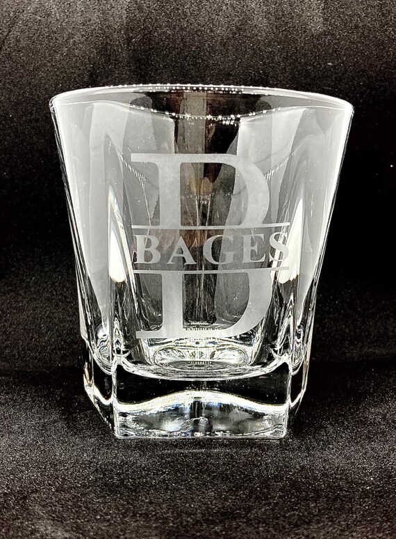 Etched Glassware. Rocks Glass. Custom Etched Wine Glasses | Etsy