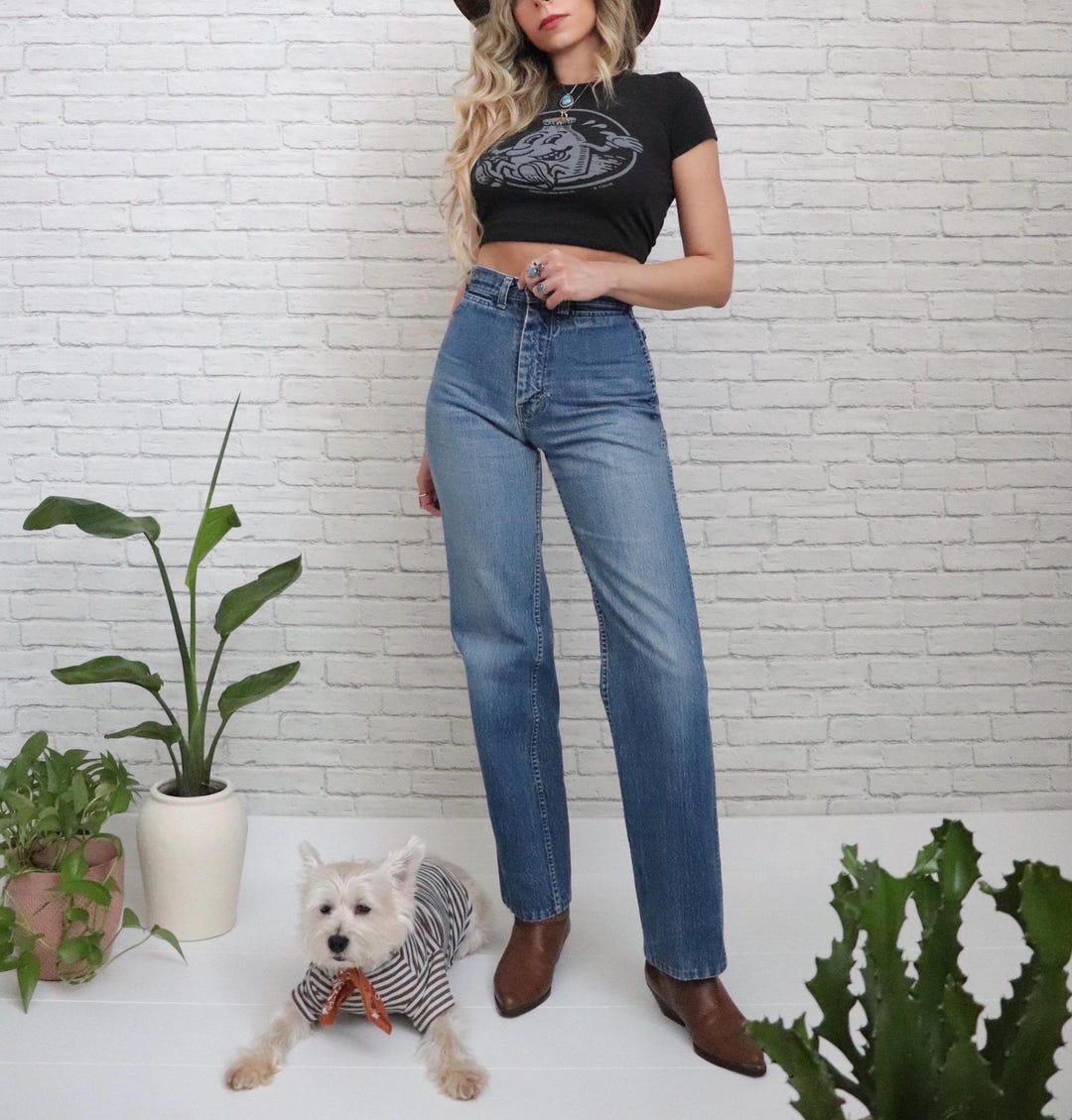 1960s Howick Riders Jeans | 27 Waist Ladies | High Rise Waist Medium ...