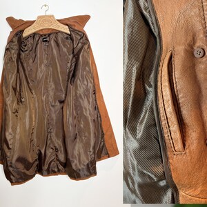Vintage Brown Leather Jacket, Medium Size - Etsy