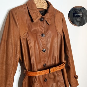 Vintage Brown Leather Jacket, Medium Size - Etsy