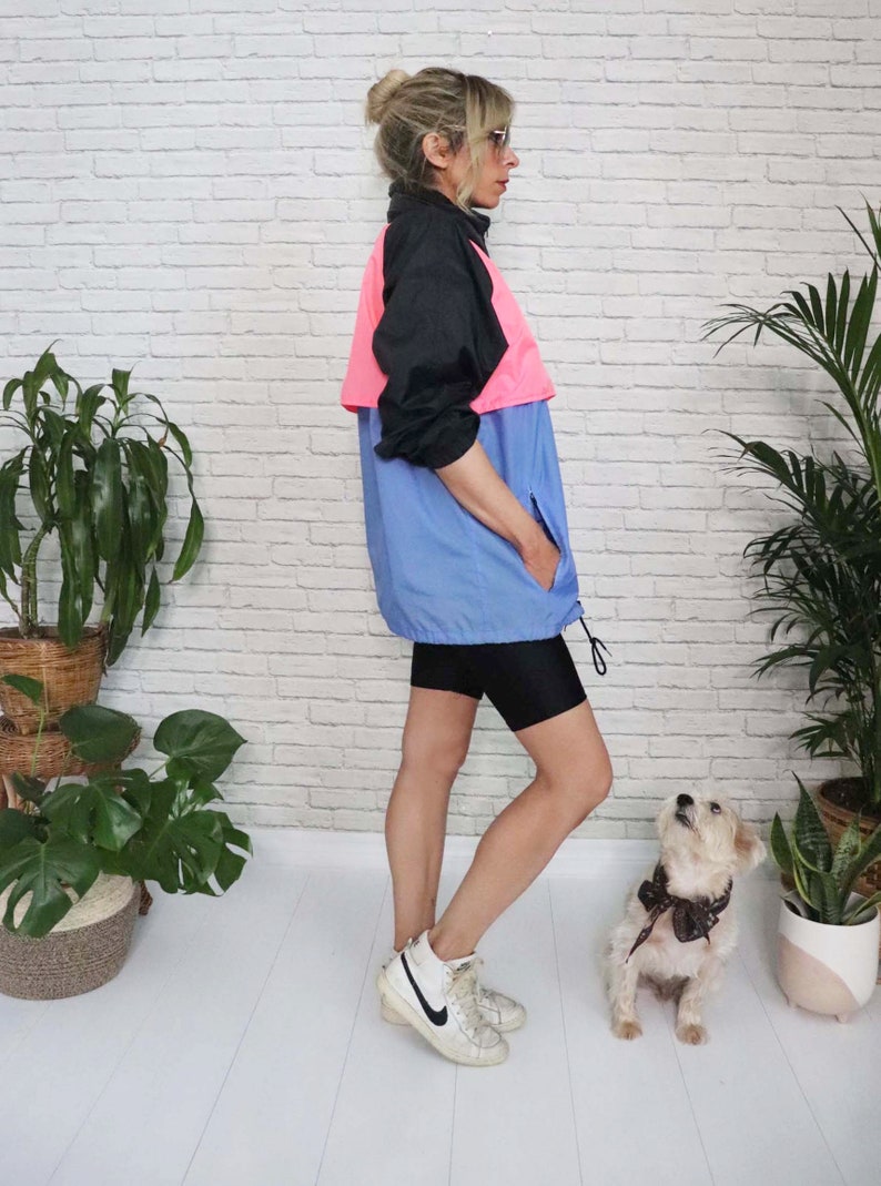 1980's ALASKA Neon Windbreaker Unisex Medium Large 90s - Etsy