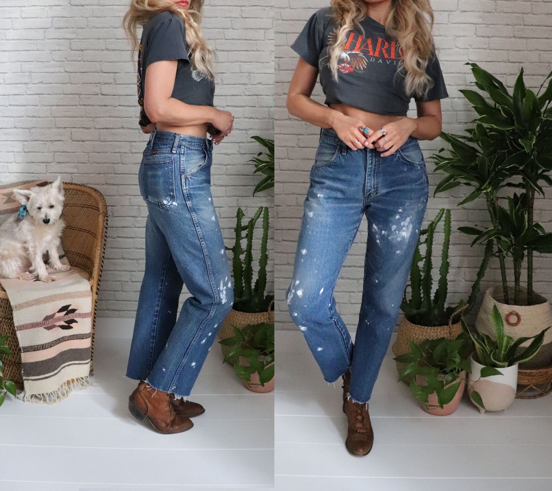 Vintage Rustler Painter Jeans | 30 Waist| Distressed Worn in | Menswear ...