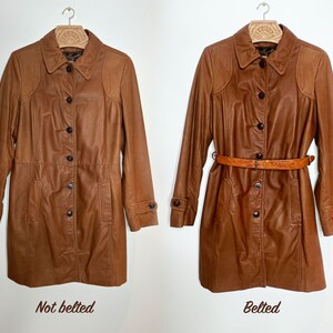 Vintage Brown Leather Jacket, Medium Size - Etsy