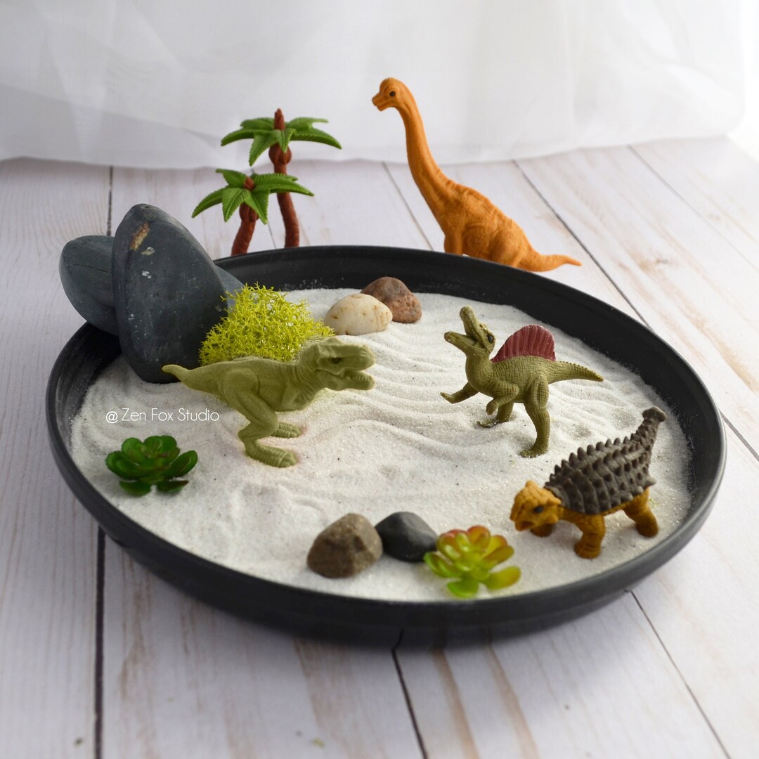 Dinosaur Zen Garden Jurassic T-rex Dino Executive Fathers Day - Etsy