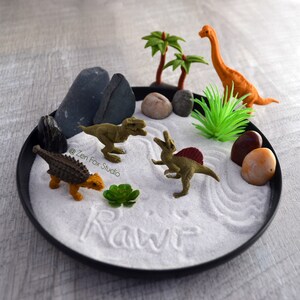 Dinosaur Zen Garden Jurassic T-rex Dino Mindful Work From Home Gifts ...