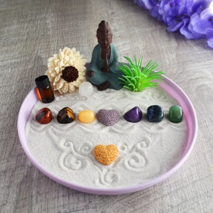 Guanyin Goddess Zen Garden // Aromatherapy Yoga Office Decor Desk ...