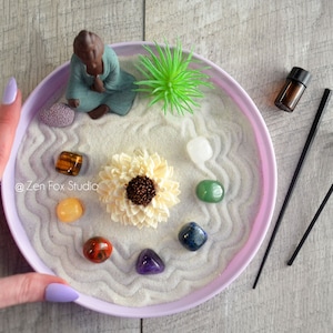 Guanyin Goddess Zen Garden // Aromatherapy Yoga Office Decor Desk ...