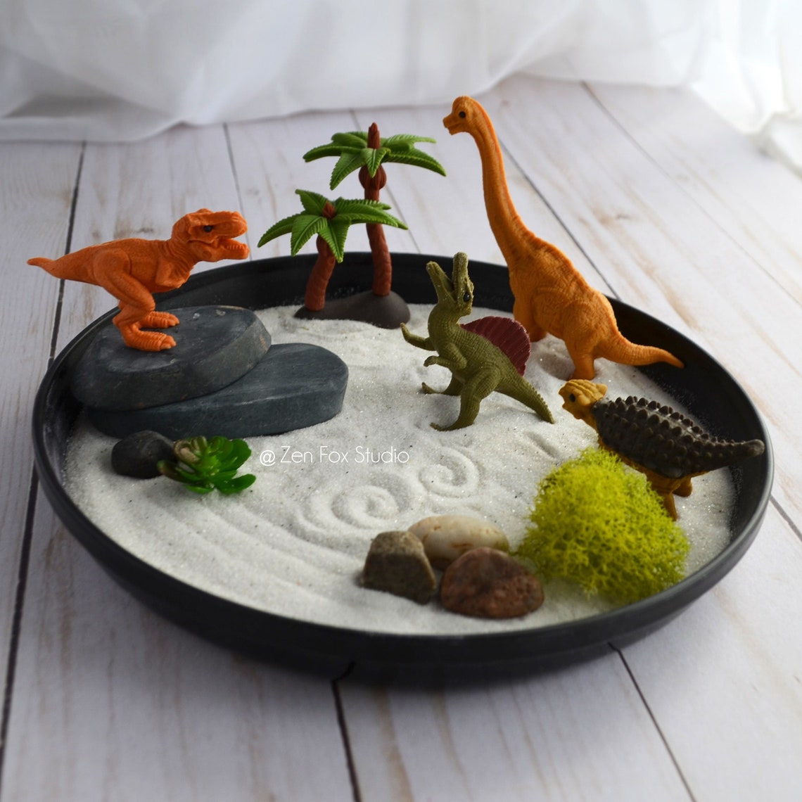 Dinosaur Zen Garden Jurassic T-rex Dino Executive Birthday - Etsy