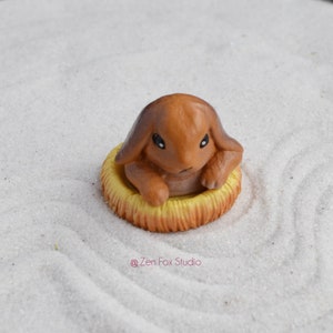 Cute Animal Zen Garden Desk Accessory // Mini Fairy Garden Kawaii ...