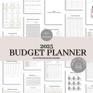 Printable 2025 Budget Planner | Financial Organizer With Monthly ...