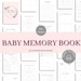 Baby Memory Book | Printable & Editable Baby Journal, First Year ...
