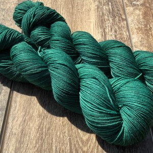 Forest Green- Hand-dyed Yarn, Multiple Bases Available - Etsy