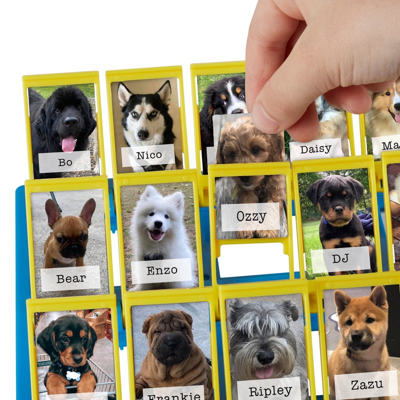 Dogspotting Guess Who Game Cards (printable Download) - Etsy