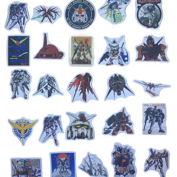 Gundam Sticker - Etsy