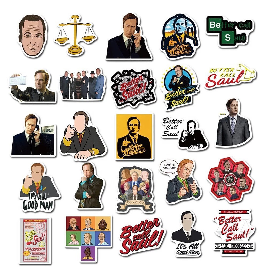 Better Call Saul Sticker Set - 50 Stickers - Etsy