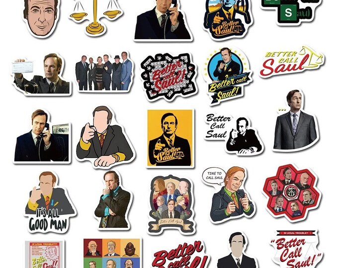 Better Call Saul Sticker Set - 50 Stickers - Etsy