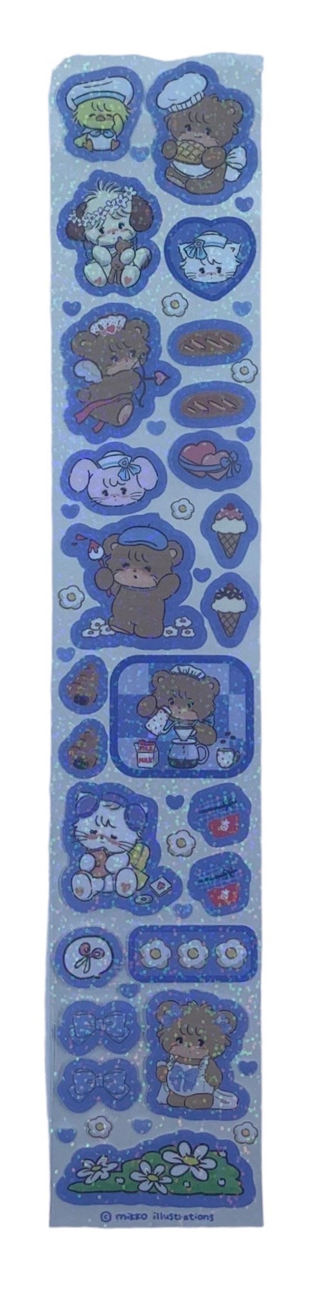 Mikko Illustrations Mousse, Soufflé, Latte and Cammy Sticker Sheet 3 - Etsy