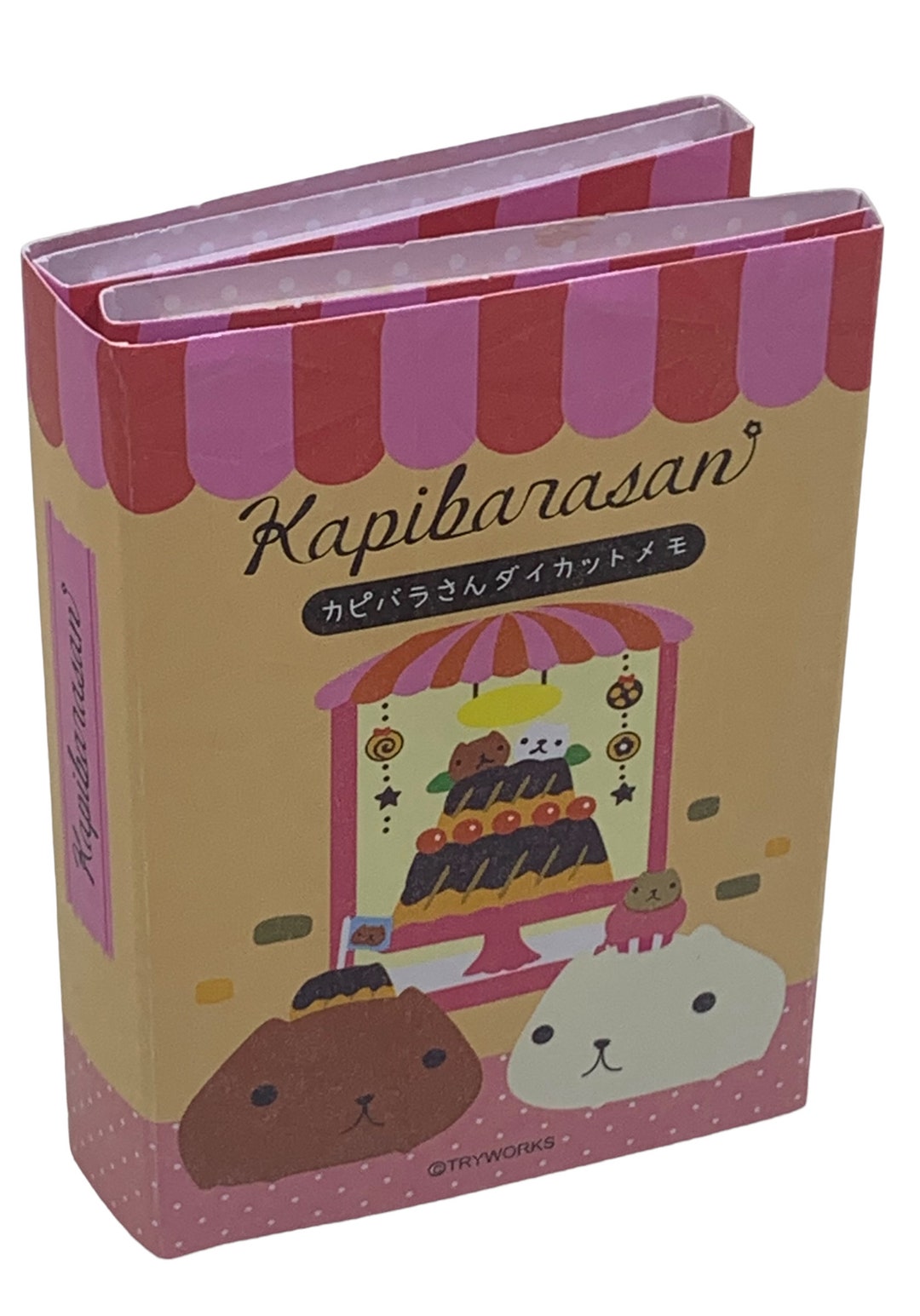 Pink Sweet Shop Kapibarasan Sticky Memo Pad Book - Etsy