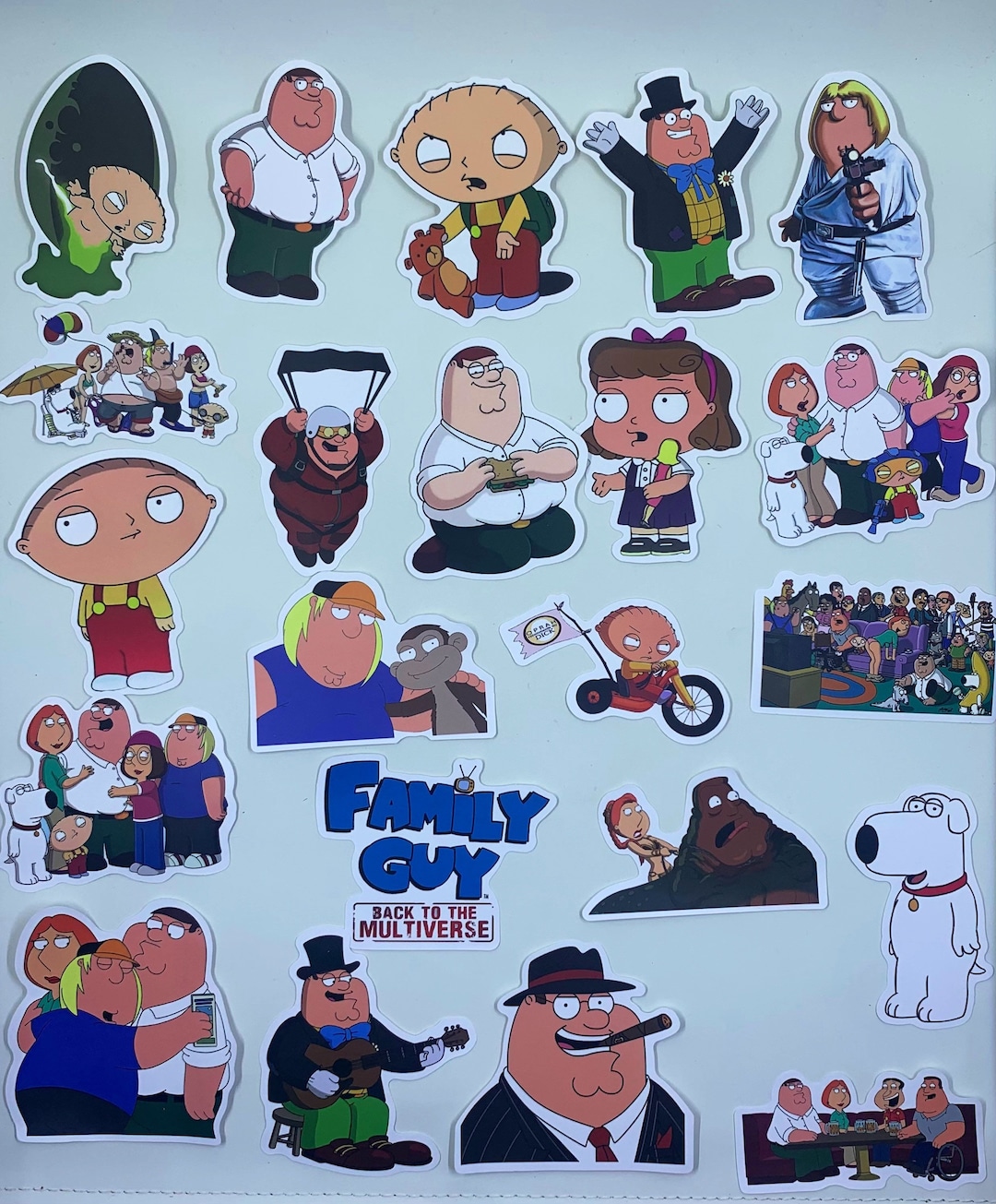 TV Series Family Guy Set A - 50 Waterproof Stickers - Etsy