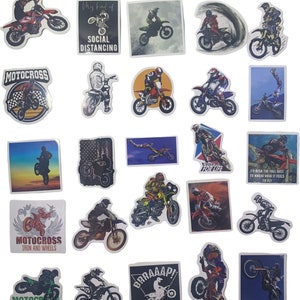 Fast Motocross Cycle Sticker Set of 50 Stickers - Etsy