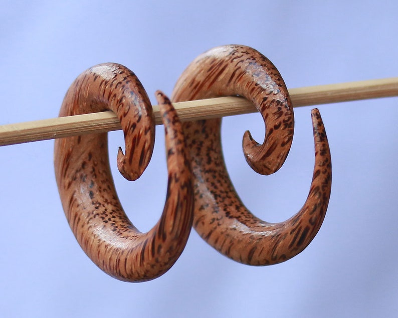 Basic Spiral Ear Gauge Organic Body Jewelry Hand Made - Etsy