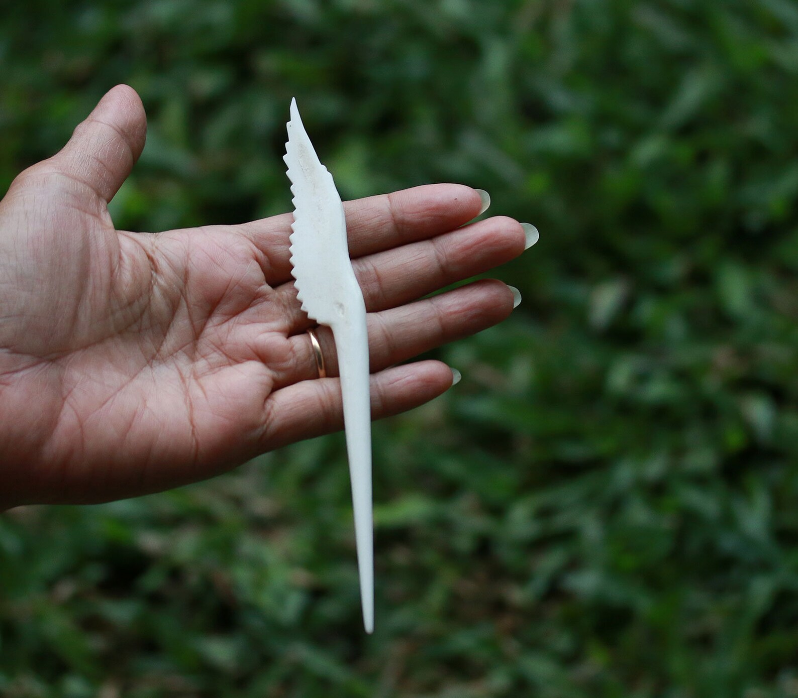 Angel Wings Hair Stick . Hair Toy, Hand Carved Bone. Price per Piece ...