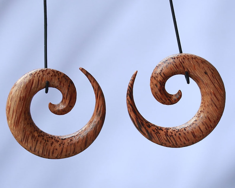 Basic Spiral Ear Gauge Organic Body Jewelry Hand Made | Etsy