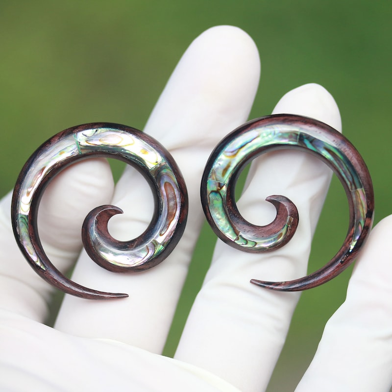 Wood Ear Gauges - Etsy