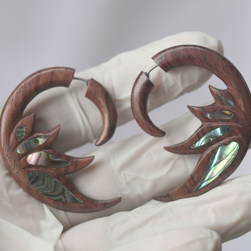 Fake Gauges Wood - Etsy