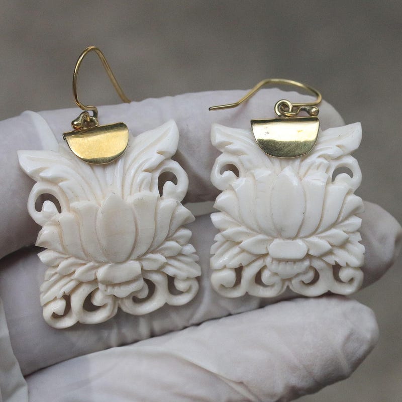 Hand Carved Bone - Etsy