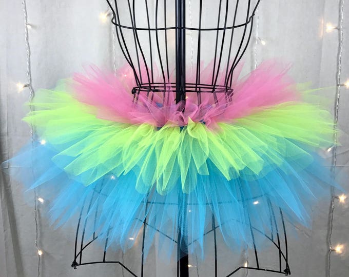 Kati Tutu Neon Fairy Tutu Layered Tutu Rave Tutu Available in Infant ...